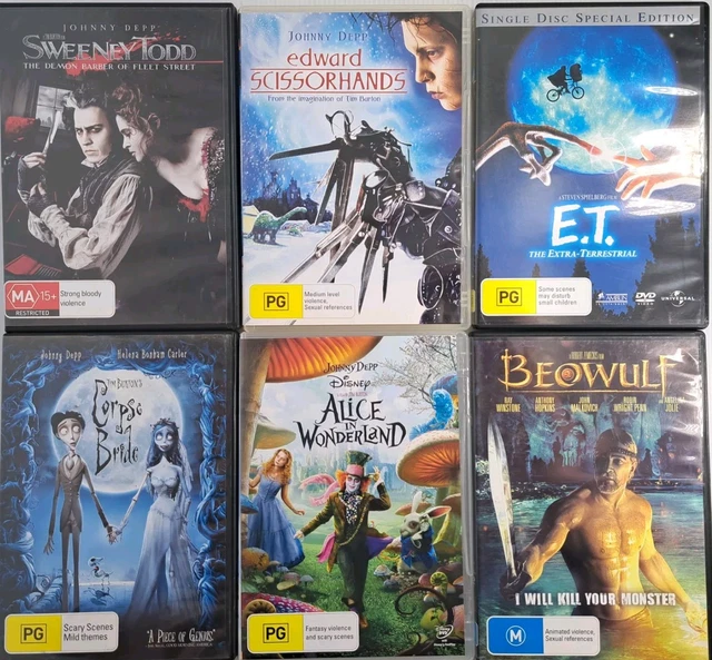 SCIFI FANTASY ACTION DVD Bundle Bulk Lot Movie Pack X 6 Movies Region 4 ...