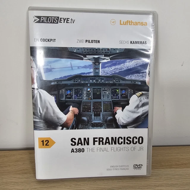 PILOTSEYE DVD FLIGHTDECK Cockpit A380 Lufthansa Final Flight of JR £19.99 - PicClick UK