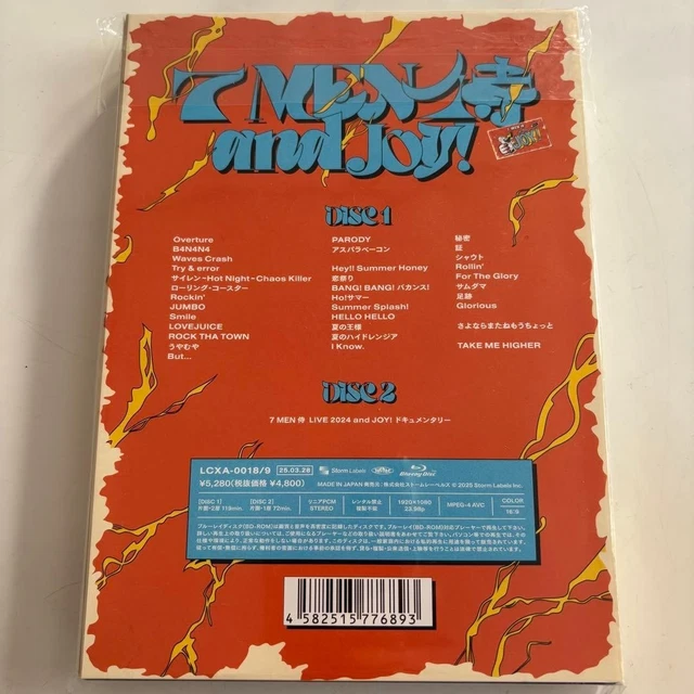 7 MEN 侍 JOY Blu-ray Japan Certified Used This optimized title includes ...