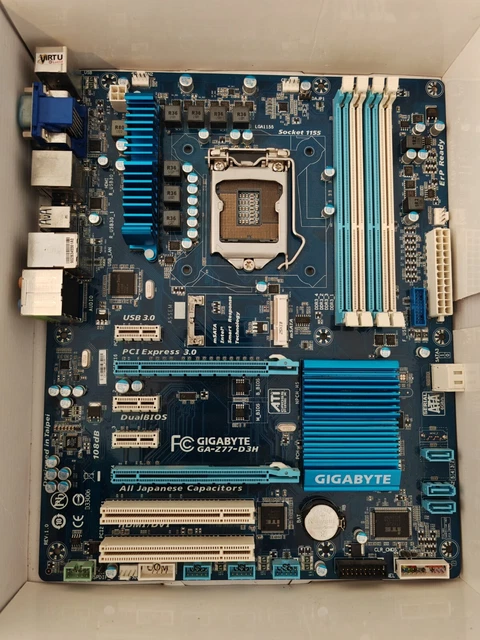 GIGABYTE Z77-D3H, LGA 1155/Socket Intel (GA-Z77-D3H) Motherboard No I/O Shield £55.00 - PicClick UK