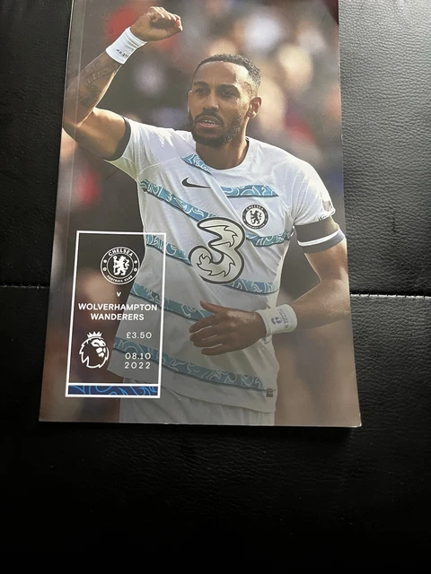 CHELSEA VS WOLVERHAMPTON Wanderers official match day programme £2.00 ...
