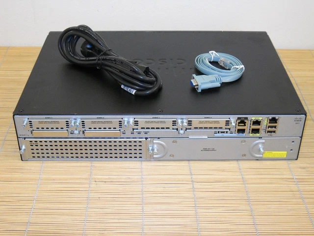 CISCO C2911-VSEC/K9 GIG Router ISR2 + SL-29-DATA-K9 License 512MB ...