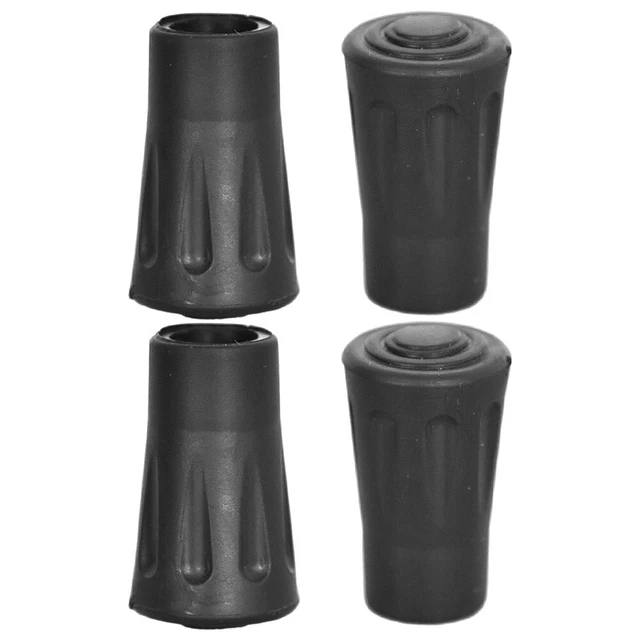IMPROVE TRACTION AND Prevent Tip Wear with Trekking Pole Rubber Covers ...