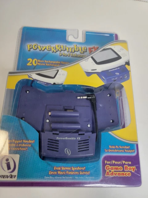 GAME BOY ADVANCE Power Rumble FX 3-in-1 Enhancer Rumble Speakers ...
