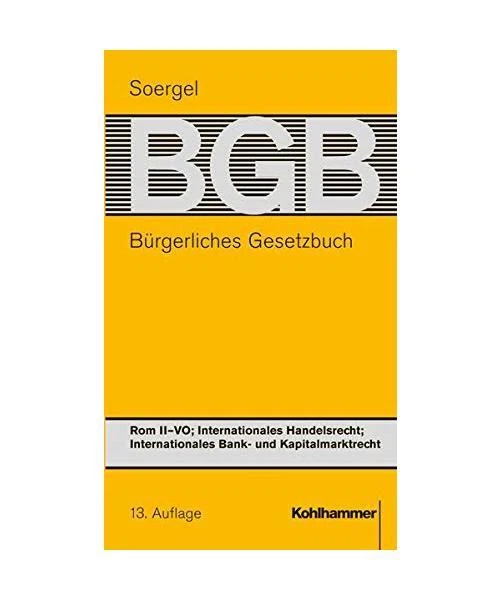 BÜRGERLICHES GESETZBUCH MIT Einführungsgesetz und Nebengesetzen [BGB ...