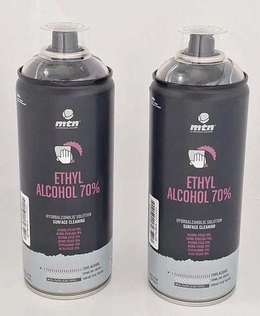 MTN ETHYL ALCOHOL 70% SPRAY 400ml x2 Hydroalcoholic Solution Surface ...