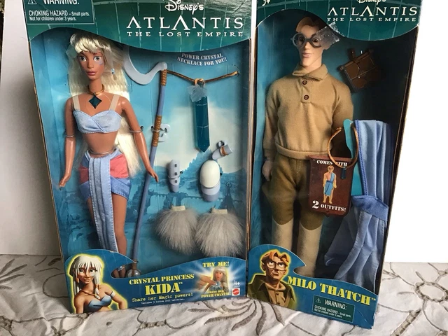 VTG 2000 DISNEY Atlantis The Lost City Crystal Princess Kida & Milo ...