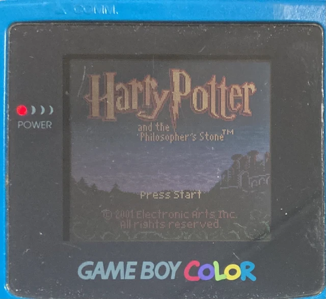 HARRY POTTER AND the Sorcerer's Stone Nintendo Gameboy Color Cartridge ...