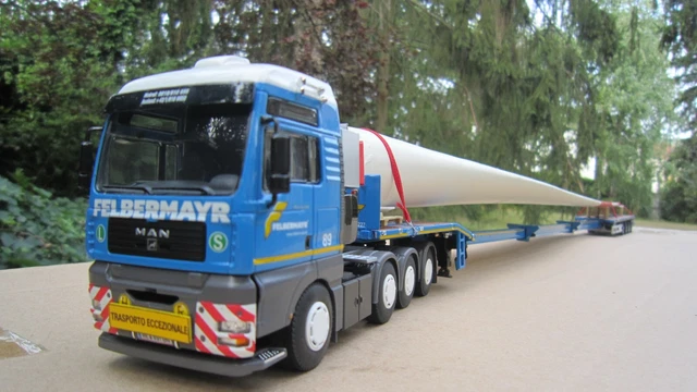 WSI 9774 MAN TGA Xx Traktor 8X4 + Telestep Trailer Windrad Wing ...