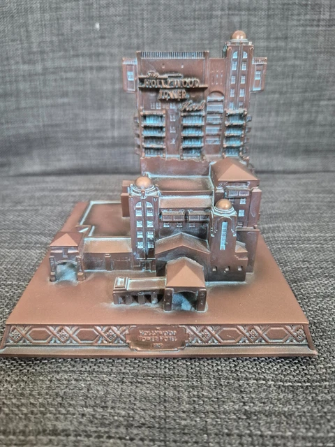 DISNEYLAND PARIS HOLLYWOOD Tower Of Terror Hotel Model Figure Building ...
