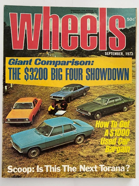 SEPT 73 LEYLAND P76 kingswood Valiant Falcon Mercedes Benz 350SE Mini S ...