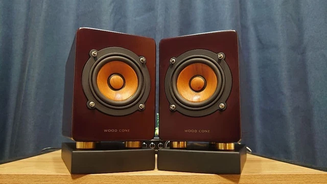 JVC VICTOR SP-EXAR3 Wood Cone Speakers Pair Working & Tested JP £209.44 ...