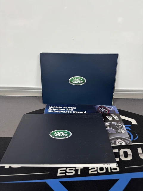 RANGE ROVER EVOQUE Manual / Handbook Quick Reference Guide 2018~2024 ...