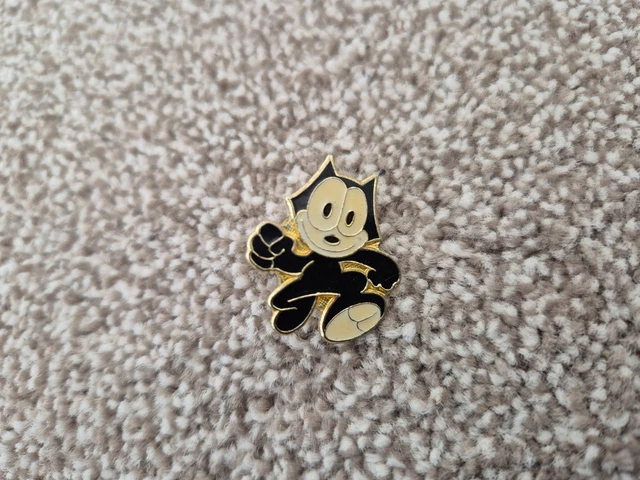 VINTAGE 1990'S FELIX The Cat Enamel Metal Tv Character Retro Pin Badge ...