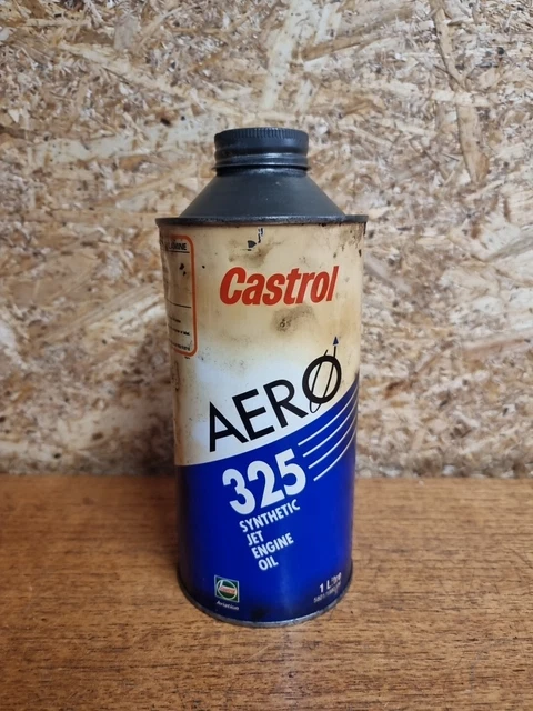 VINTAGE CASTROL AVIATION Aero Jet Engine Oil Quart Can Tin £34.95 ...