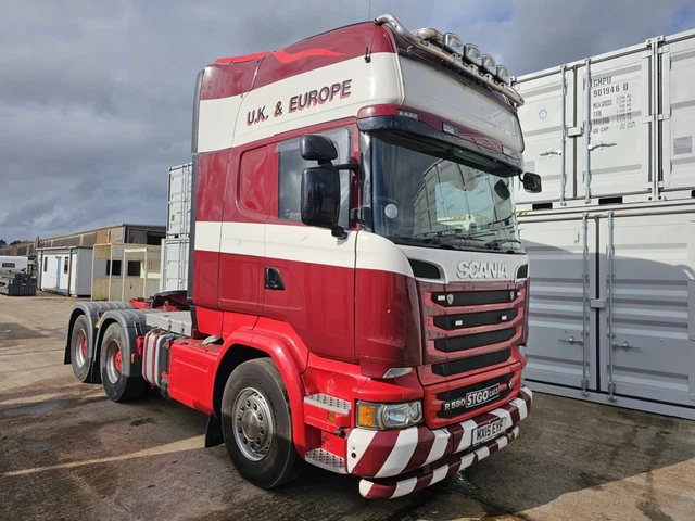 SCANIA R580 V8 tractor unit 150t £32,000.00 - PicClick UK