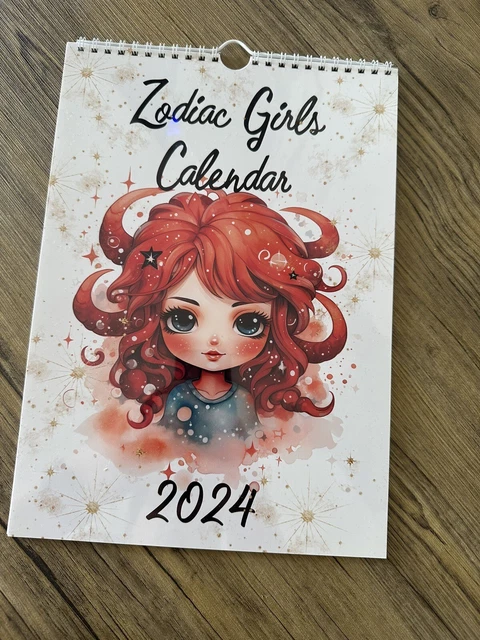 ZODIAC GIRLS 2024 Calendar A4 Size Luxury Handmade Small Business ...