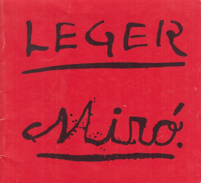 HEFT: FERNAND LEGER, Joan Miro, Scheffler, Gisela, 1989, Buchheim ...
