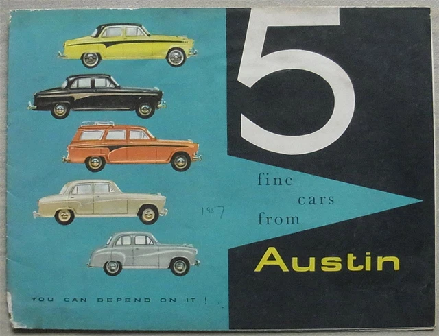 AUSTIN A35 IN Range Car Sales Brochure 1957 #1373 A105 A95 A50 £14.99 ...