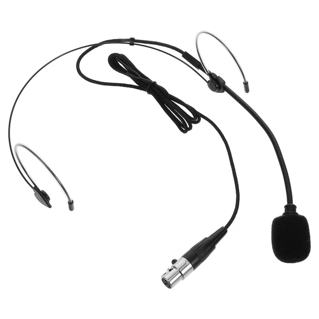 HEAD MICROPHONE FOR Singing Performance Headset Headworn Earset Over ...