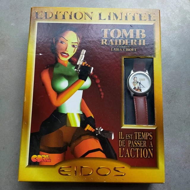 TOMB RAIDER II Edition limitée PC Collector avec superbe Montre, en parfait état EUR 60,00 ...