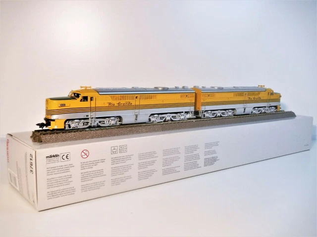 MARKLIN 37612 HO Locomotiva diesel doppia ALCO PA1+PA1 Digital MFX ...