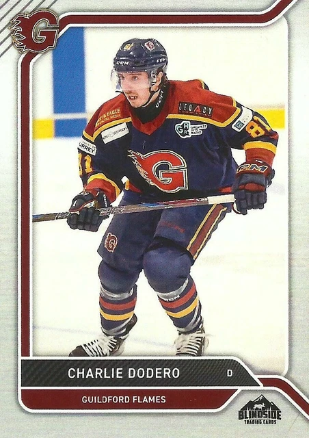 GUILDFORD FLAMES 2024/25 Blindside Hockey Card - Charlie Dodero £0.99 ...