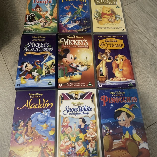 9 X WALT Disney Classics VHS £9.99 - PicClick UK