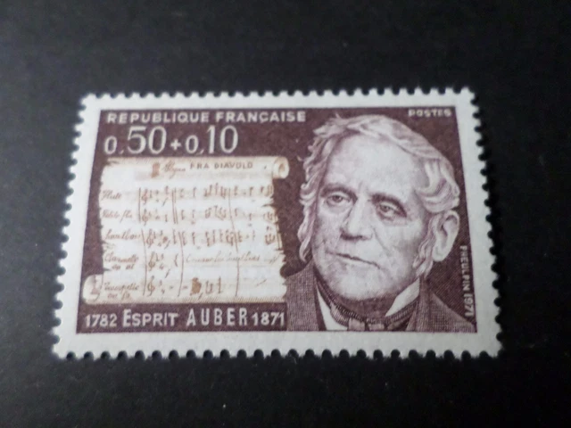 FRANCIA 1971 SELLO 1667, Espíritu AUBER, Nuevo**, VF MNH SELLO ...