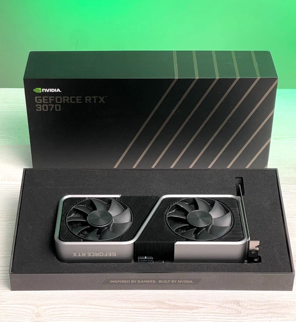 NVIDIA GEFORCE RTX 3070 Founders Edition FE 8GB GDDR6 Graphics Card ...