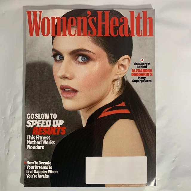 WOMENS HEALTH MAGAZINE October 2022 Alexandra Daddario How To Decode ...