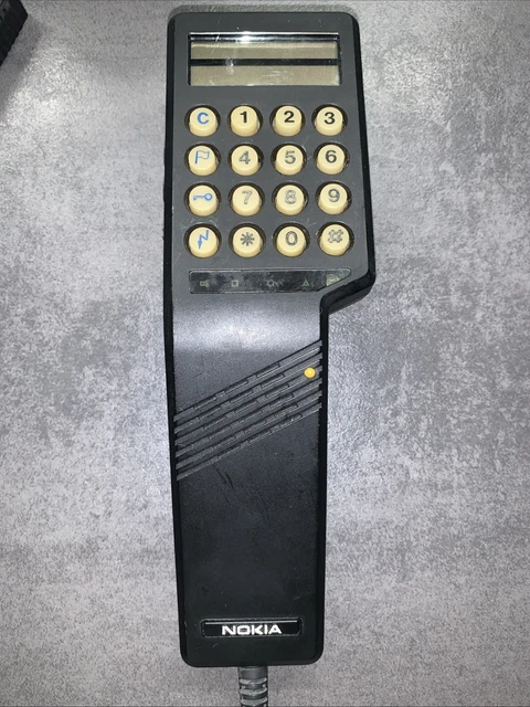 NOKIA MOBIRA OY Type CU 59 LB4 Téléphone vintage 1980 Cellphone Portable ancien EUR 39,00 ...