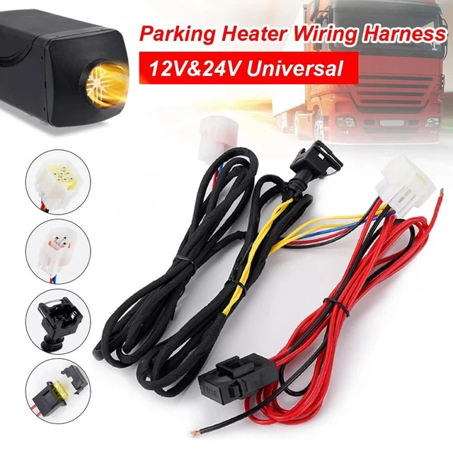 DIESEL HEATER WIRING Harness 12V 24V Assembly Power Supply Cable ...