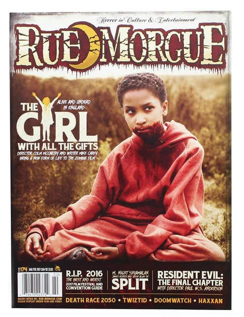 RUE MORGUE MAGAZINE #174: The Girl With All The Gifts £8.94 - PicClick UK