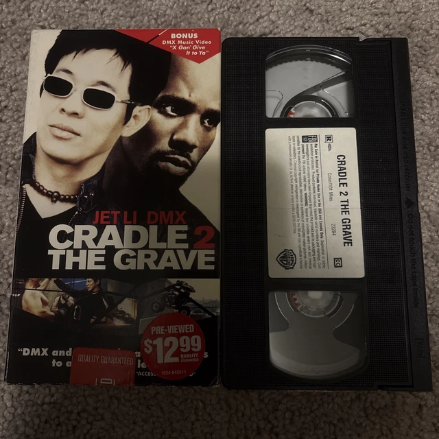 CRADLE 2 THE Grave (VHS, 2003) Jet Li, DMX, Anthony Anderson ...
