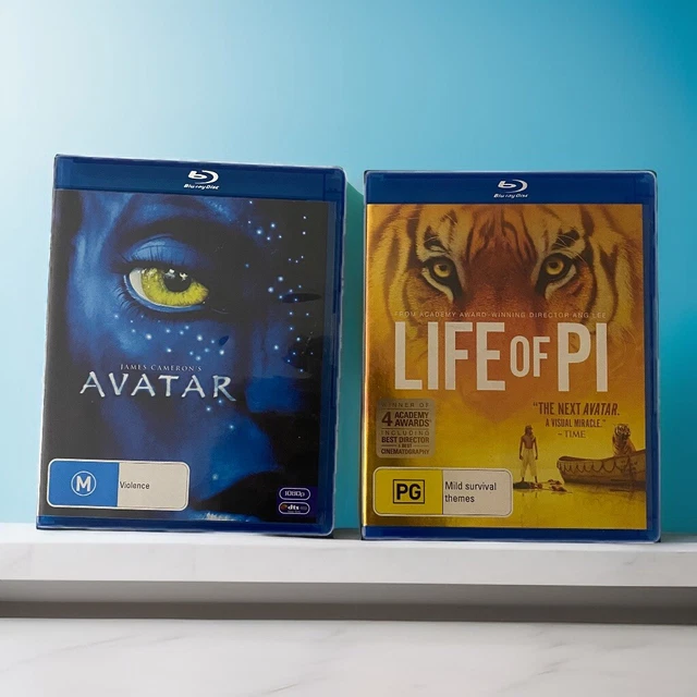 LIFE OF PI and Avatar Blu-Ray DVD Bundle, Award-Winning Sci-Fi & Drama ...