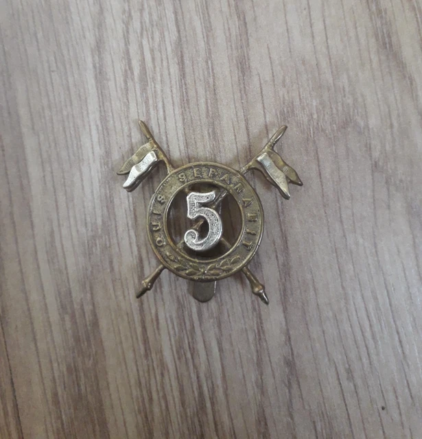 GENUINE 5TH ROYAL Irish Lancers, British Army Cap Badge £16.13 ...