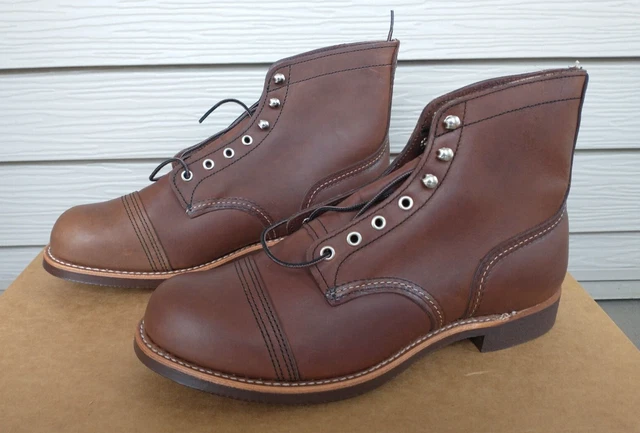RED WING 8111 Iron Ranger Amber Harness. Vibram Sole. Size 11 D. New in ...