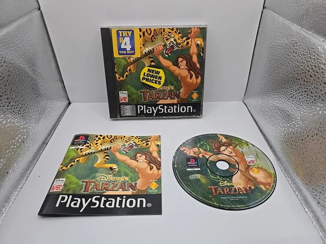 DISNEY’S TARZAN SONY PlayStation 1 PS1 Game Complete PAL Manual ...