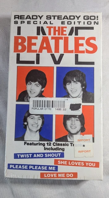 READY STEADY GO! The Beatles LIVE VHS Sealed And Rare £9.31 - PicClick UK