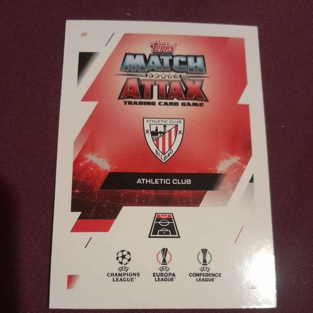 INAKI WILLIAMS ALL Action Hero Match Attax 2025/2026 Athletic Club 25/ ...