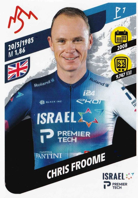 PANINI, TOUR DE France 2023: sticker 171 Chris Froome (Israel Premier ...