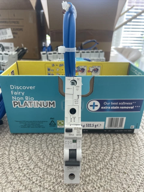 MEM EATON RCBO 20 Amp 30mA Type C 20A POD Memshield 2 Memera £65.00 ...