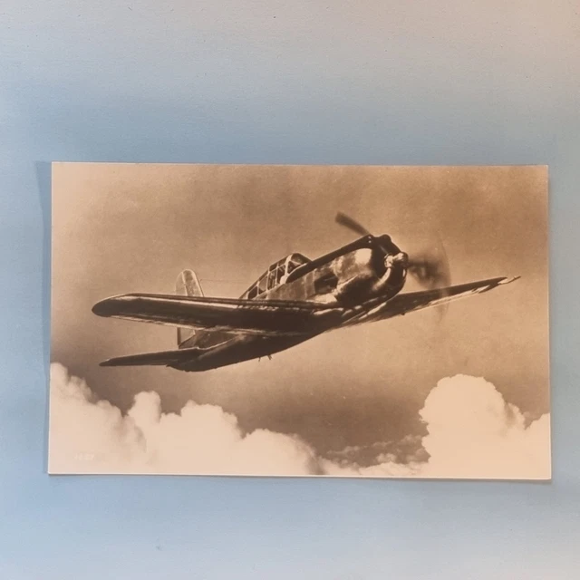 WW2 AIRCRAFT POSTCARD Real Photo C1940 USAAF Grumman Prototype? Fighter ...