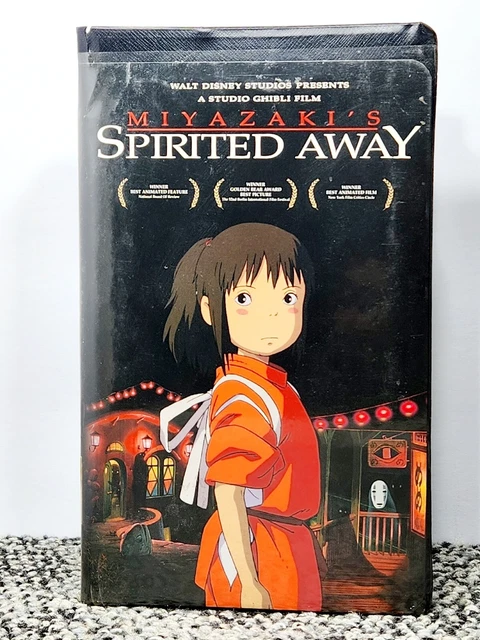 SPIRITED AWAY VHS Hayao Miyazaki Disney Studio Ghibli Anime Vintage ...