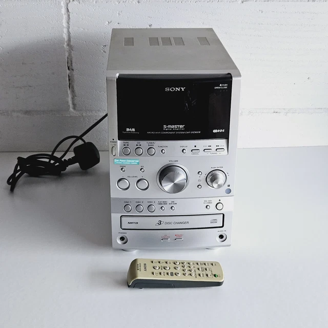 SONY CMT-SPZ90DB MICRO Hifi System With DAB Radio Cassette Deck - Fault ...