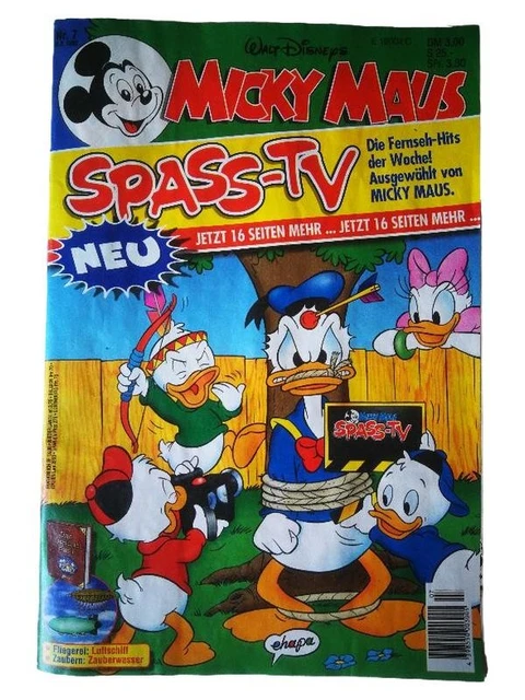 MICKY MAUS SPASS-TV Comic Nr. 7 Ehapa Fumetto EUR 9,95 - PicClick IT