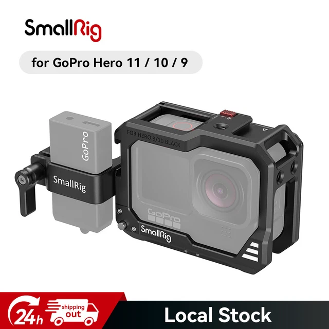 SMALLRIG GOPRO HERO 9/ Hero 10/Hero 11 Vlog Kit With Cold Shoe Mounts ...