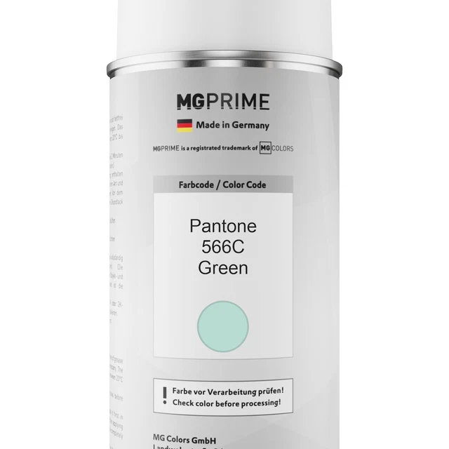 SET DE BOMBE aérosol 2C Pantone 566C Green base mate de soie vernis ...