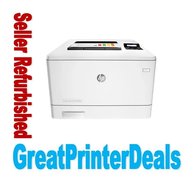 HP COLOR LASERJET Pro M452dn Printer –CF389A- ONLY 17,510 Pages! $411. ...